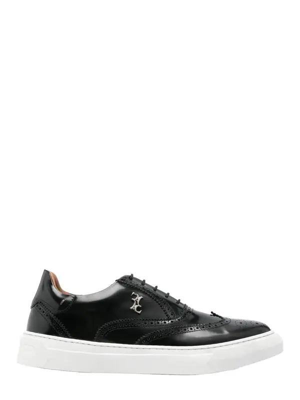 BILLIONAIRE Laser-cut Sneakers - Black