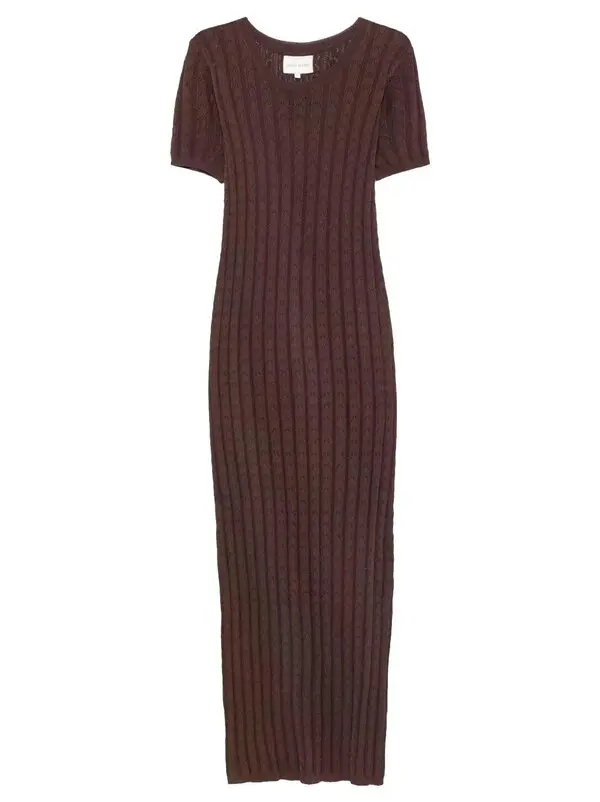 LOULOU Aruba Knitted Dress - Brown
