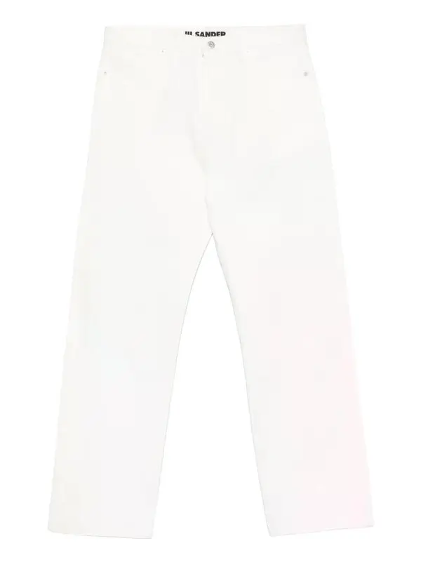 JIL SANDER Straight-leg Jeans - White