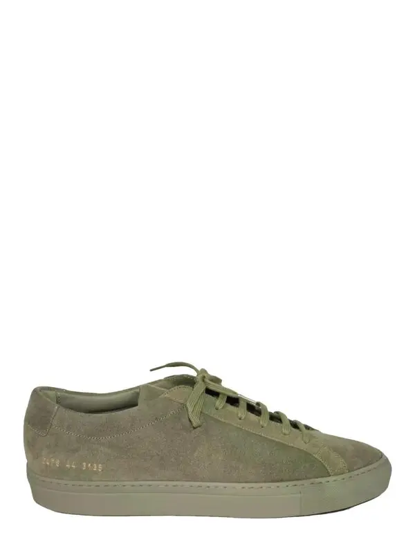 COMMON PROJECTS Suede Low-top Sneakers - Green