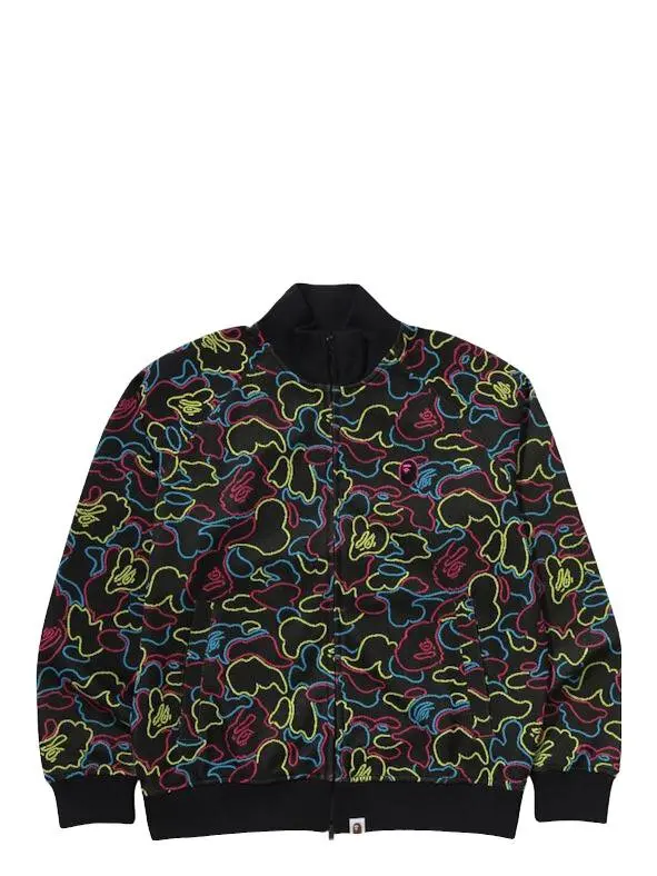 BAPE Jacquard Camo Track Jacket - Multicolor