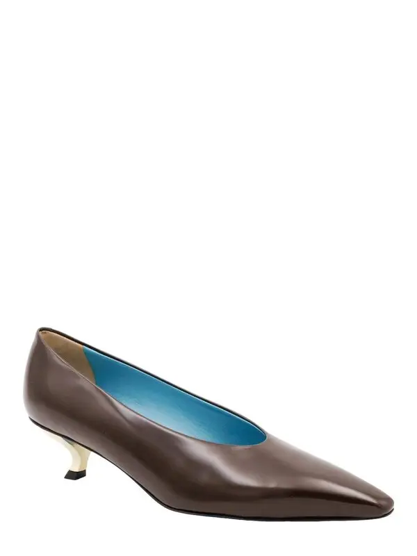 VALENTINA RANGONI Vamp Pumps - Moka Mousse