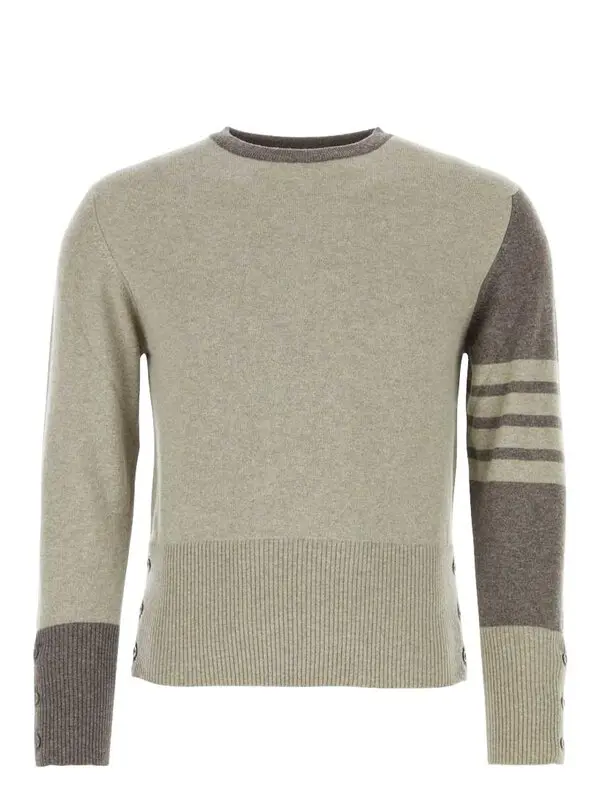 Thom Browne Two-tone Cashmere Sweater - Multicoloured