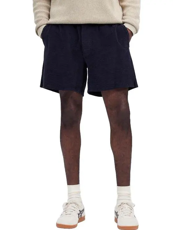 Madewell Seersucker Corduroy Everyday Shorts - Juniper Berry