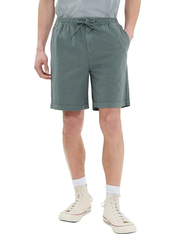 Barbour Callercove Seersucker Shorts - Vintage Teal