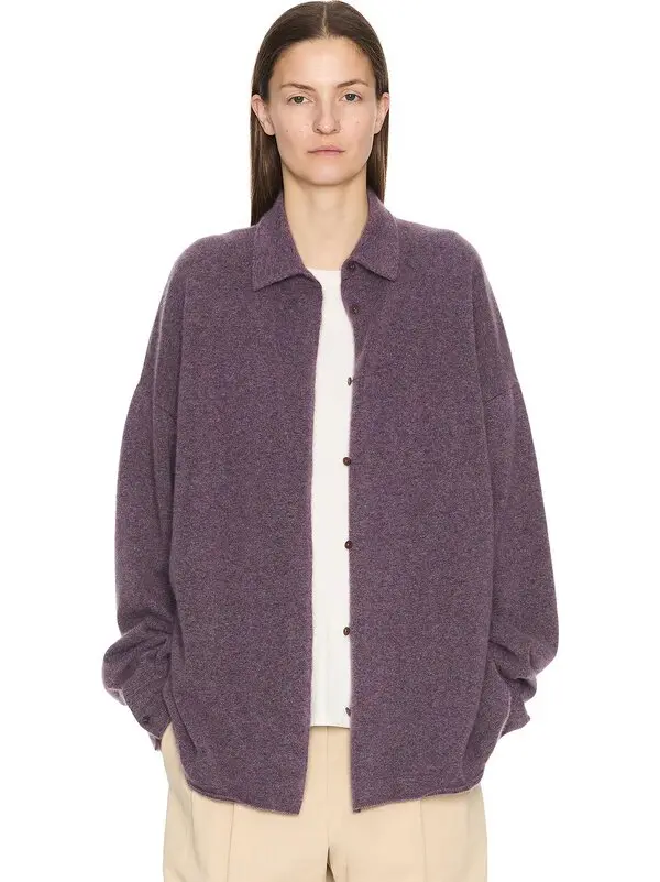 THE ROW Janak Top - Purple