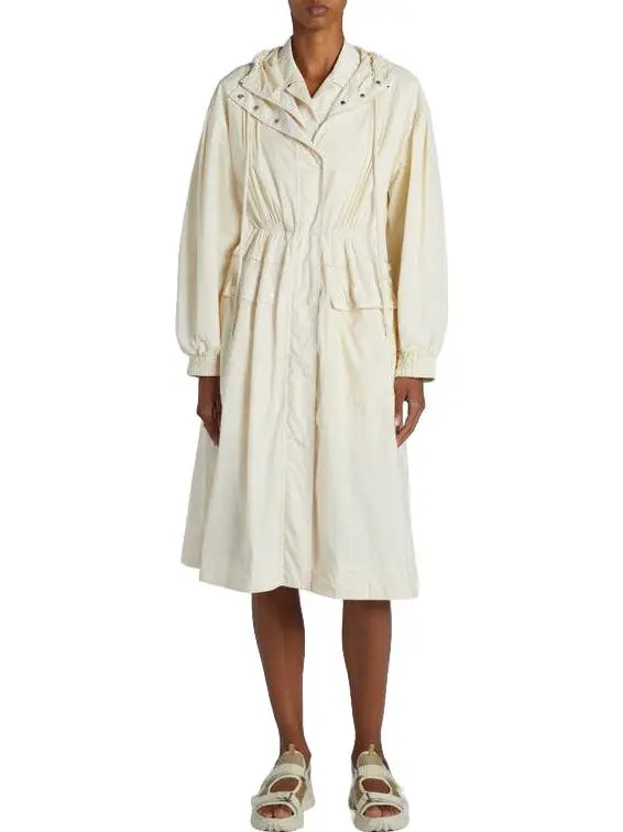 Moncler Coupiac Long Parka - White