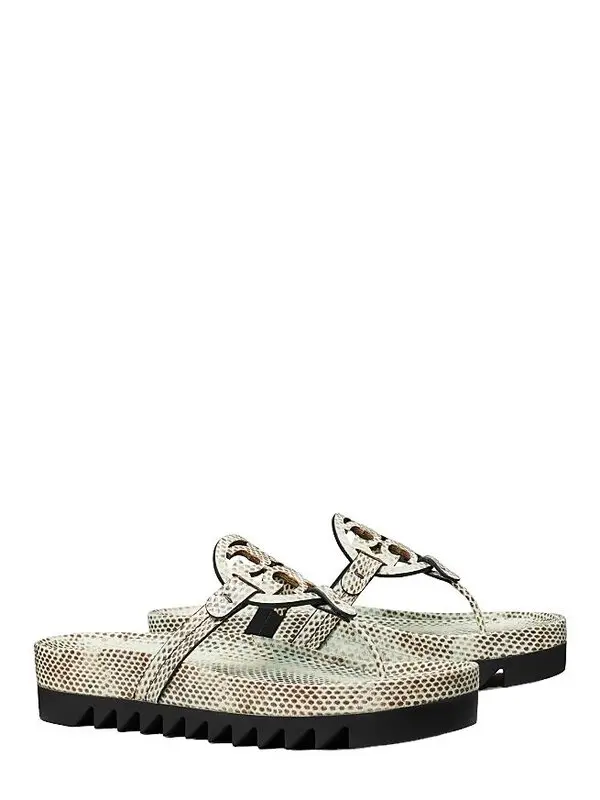 Tory Burch Miller Cloud Lug Sandals - Seaside Rose