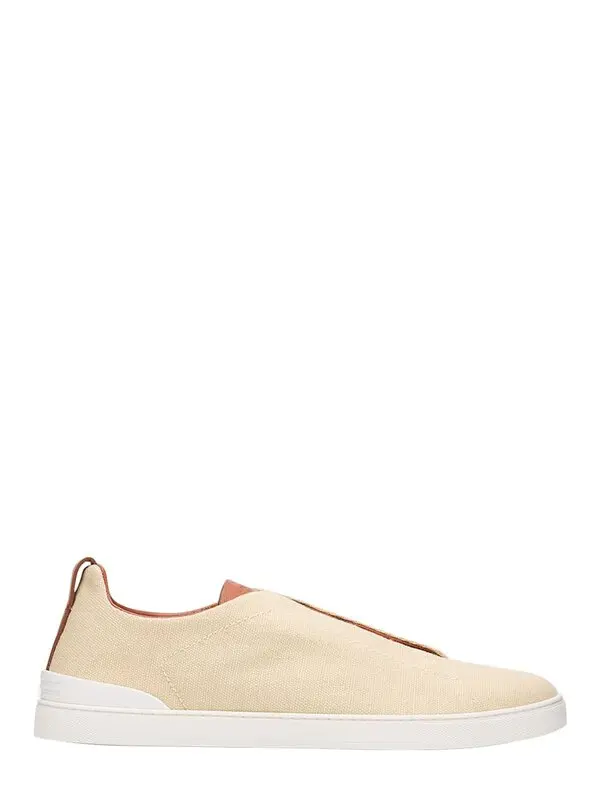 Zegna Triple Stitch™ Linen Slip-on Sneakers - Assorted