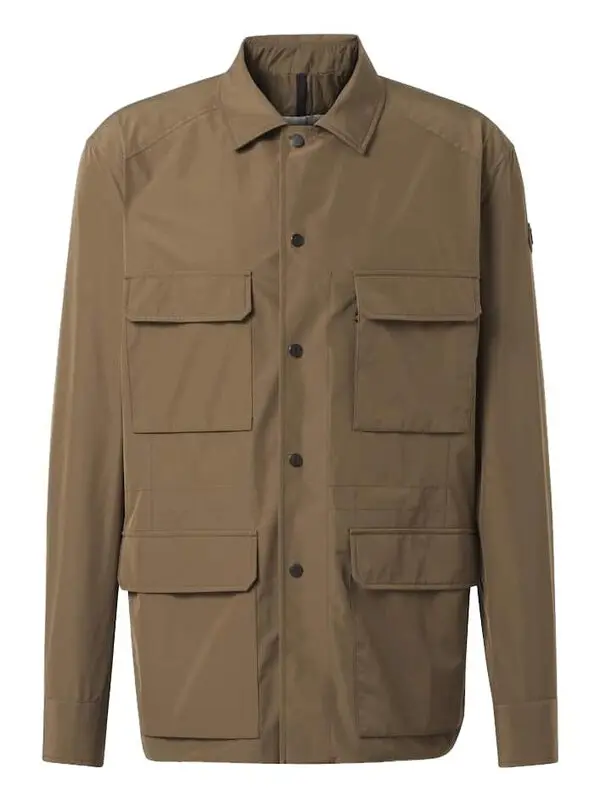 Moncler Lez Technical Jacket - Brown