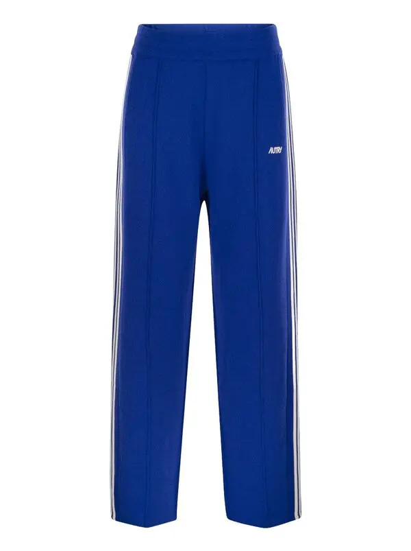AUTRY Knitted Viscose Joggers - Bluette
