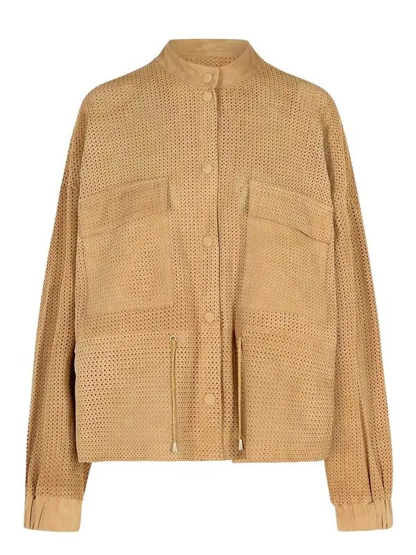 BULLY Leather Jacket - Beige