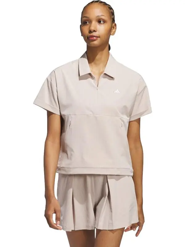 Adidas Go-to Short Sleeve Layer Sweatshirt - Wonder Taupe