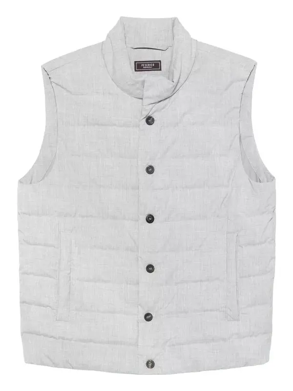 Peserico Padded Gilet - Grey