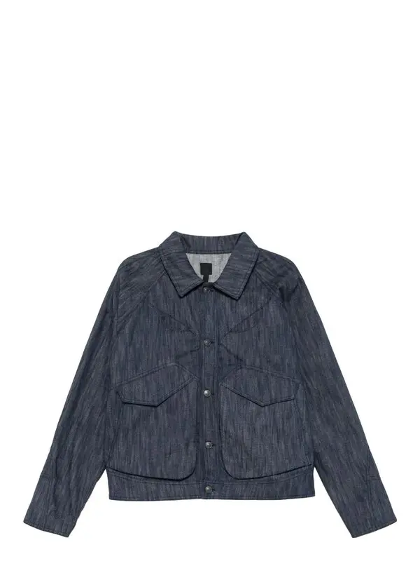 J.L-A.L Mantle Denim Trucker Jacket - Blue