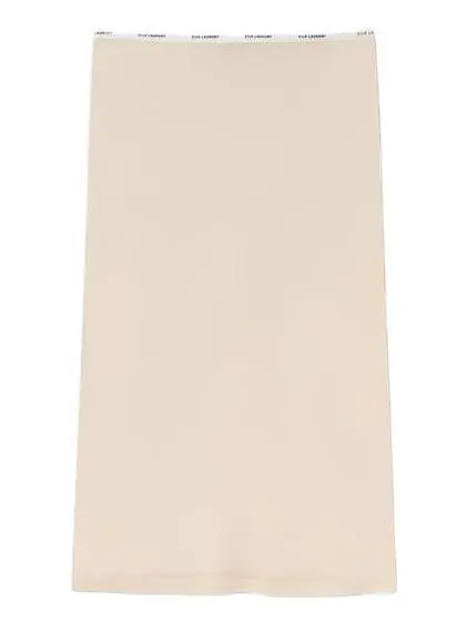 Silk Laundry Mesh Skirt - Hazelnut