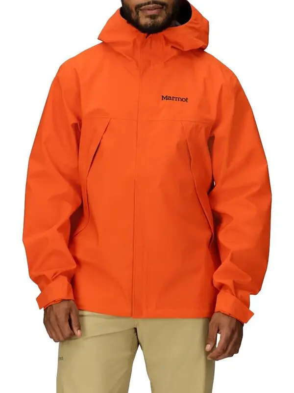 MARMOT Precip® Eco Pro Hooded Jacket - Red Sun