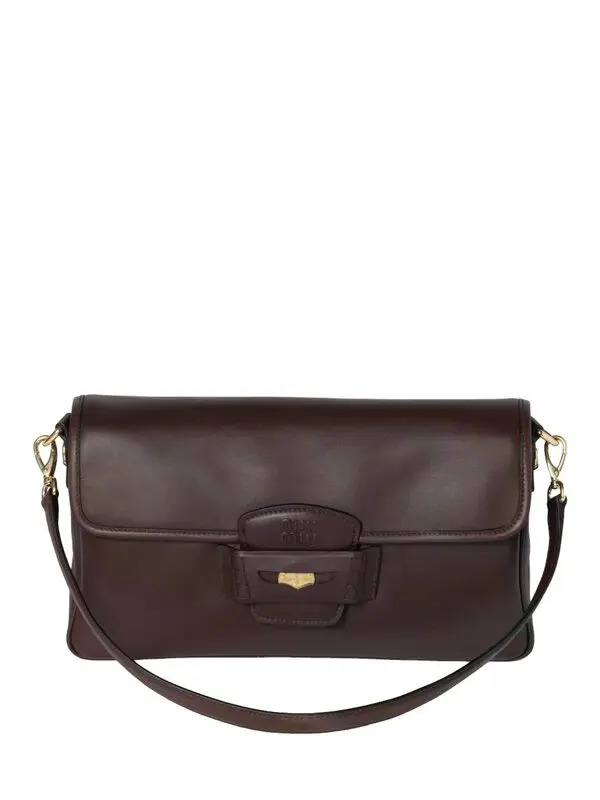 Miu Miu Penny Shoulder Bag - Brown