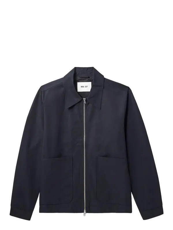 Nn07 Gael 8445 Organic Cotton-blend Jacket - Black