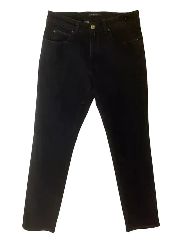 BRIGLIA 1949 Logo-patch Jeans - Black