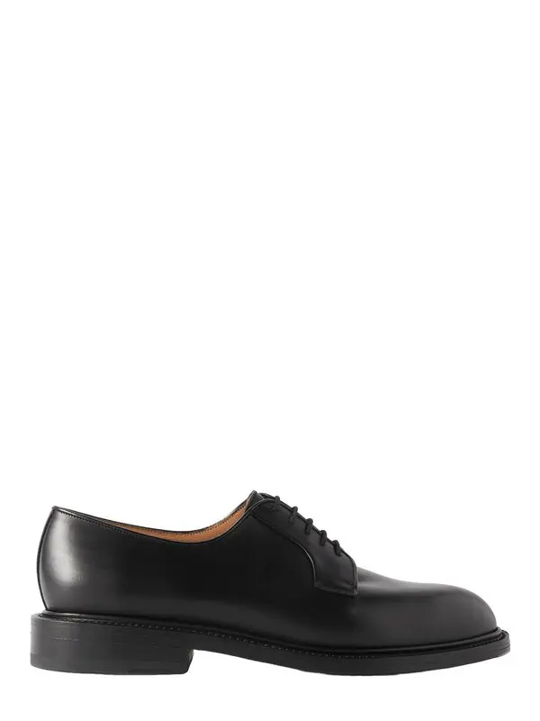 J.M. WESTON Leather Derby Shoes - Black
