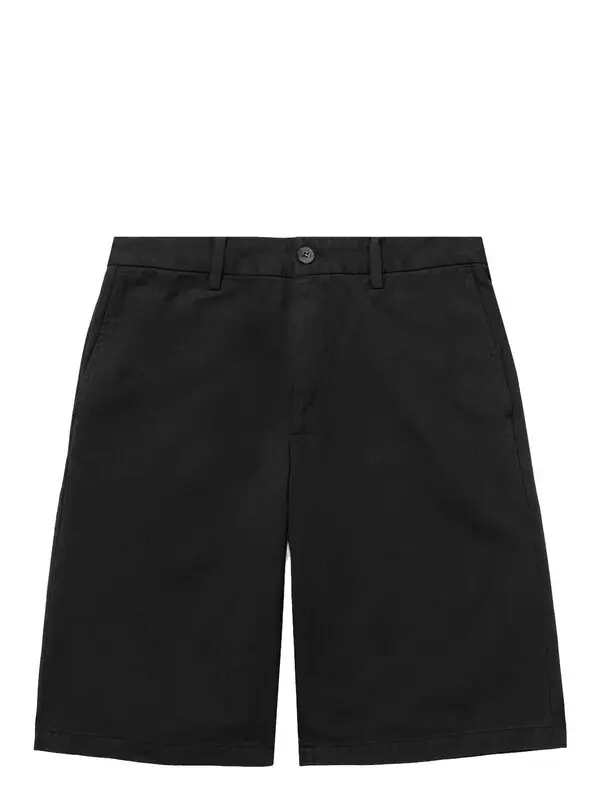 AGOLDE Cosmo Straight-leg Cotton-twill Chino Shorts - Black