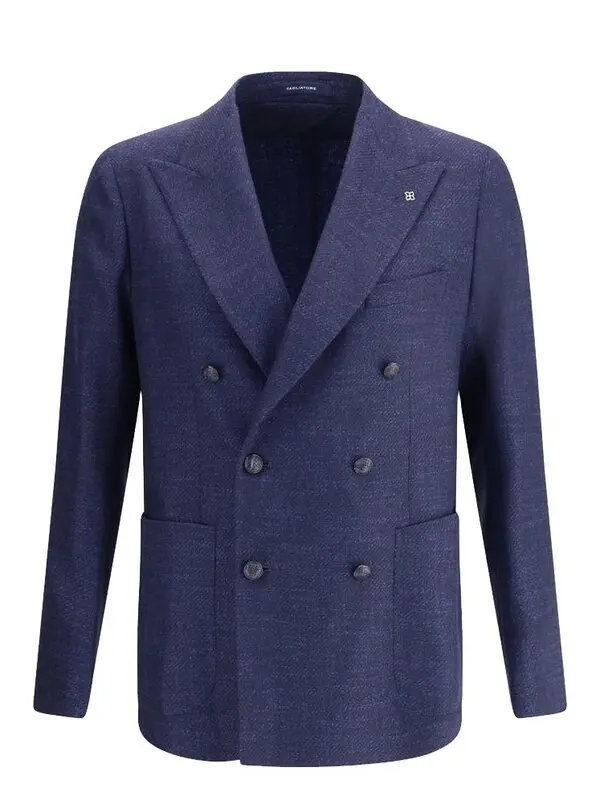 Tagliatore Double-breasted Blazer - Blue