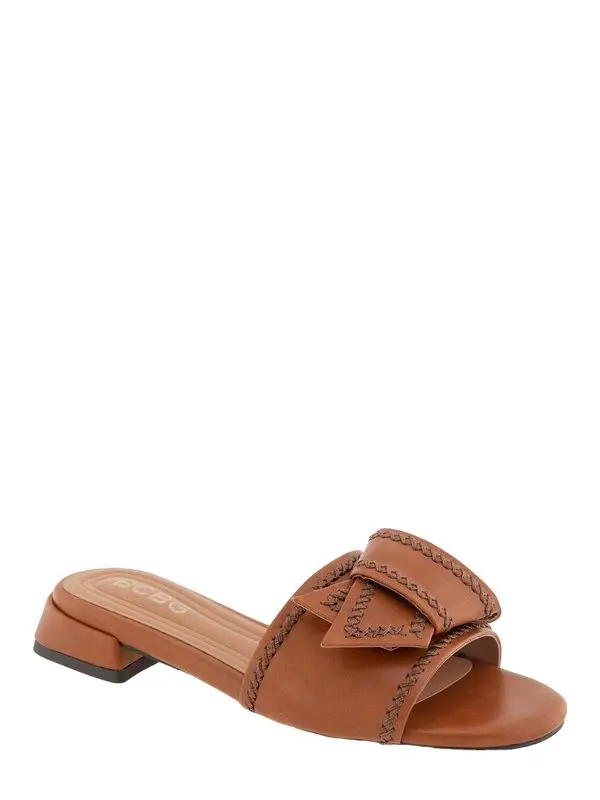 Bcbgmaxazria Amora Slide Sandal - Cognac
