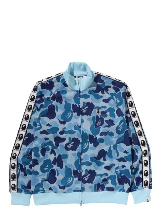 BAPE Abc Camo Jacquard Track Jacket - Blue