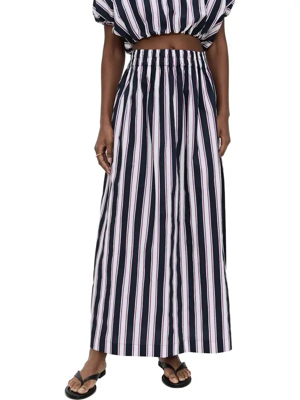 Mikoh Delia Striped Skirt - Cabana Stripe
