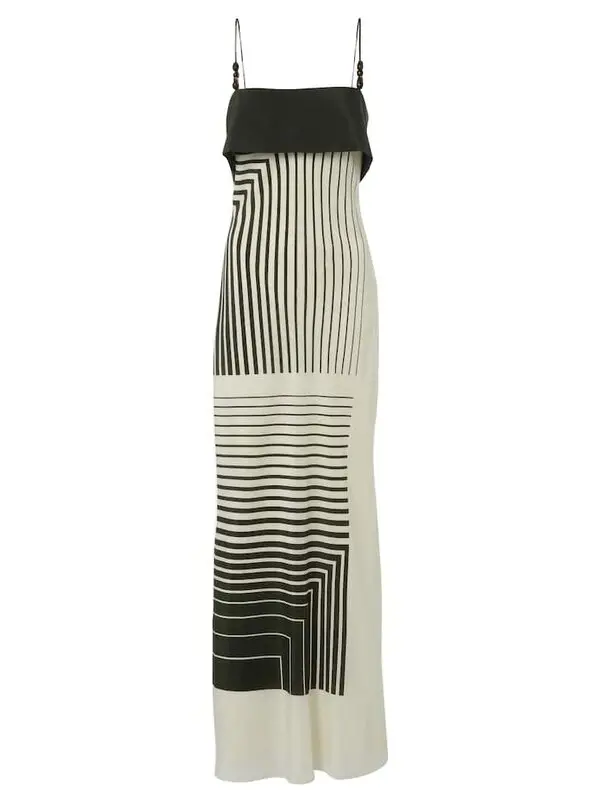Sir The Label Leilana Striped Maxi Dress - Green