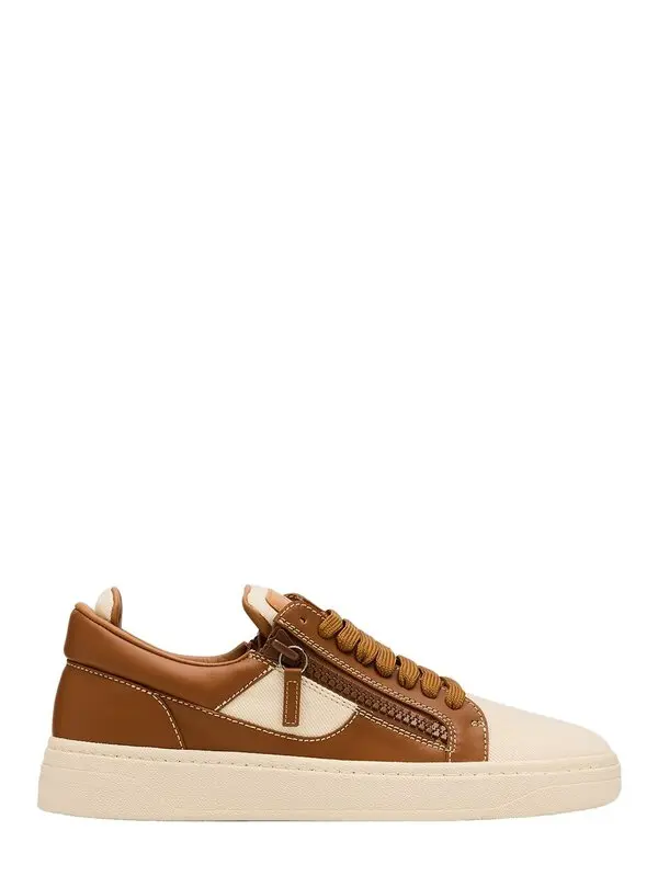 GIUSEPPE ZANOTTI Karmy Low-top Sneakers - Panna
