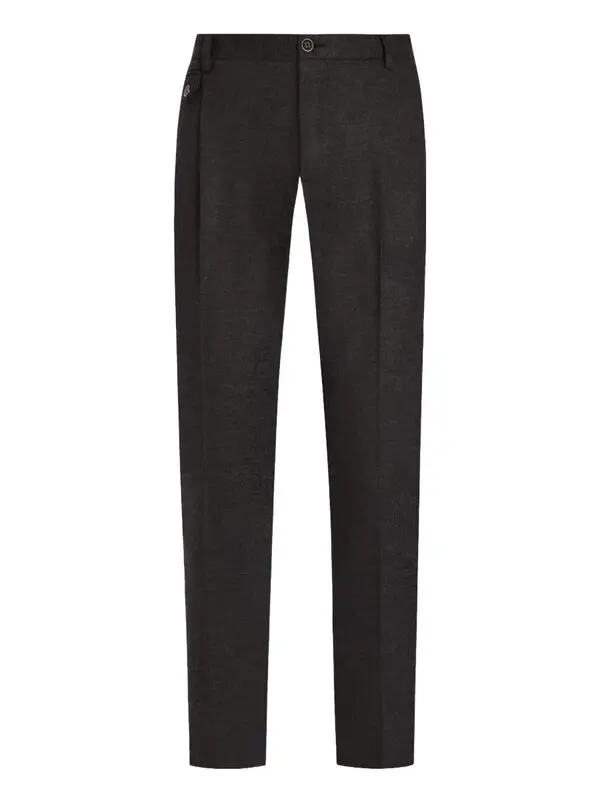 Dolce & Gabbana Straight Fit Trousers - Grey