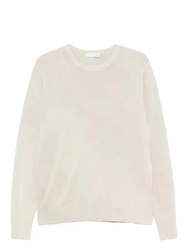 MANUEL RITZ Logo-embroidered Sweater - Neutrals