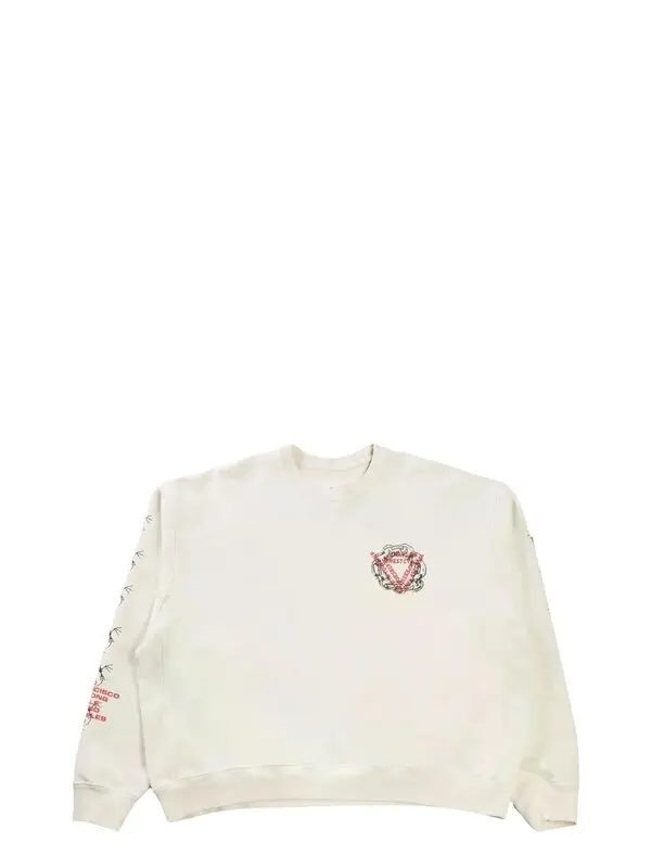 D-R-G-N Cotton Sweatshirt - Neutrals