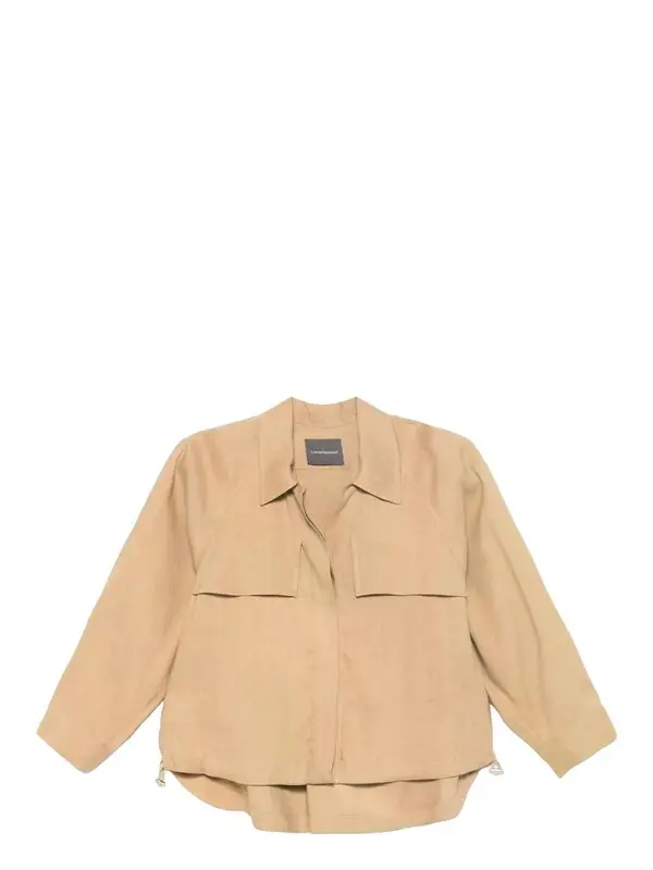 Lorena Antoniazzi Lightweight Shirt Jacket - Brown