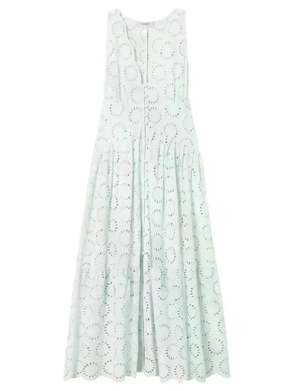 TWINSET Woven Cotton Dress - Green