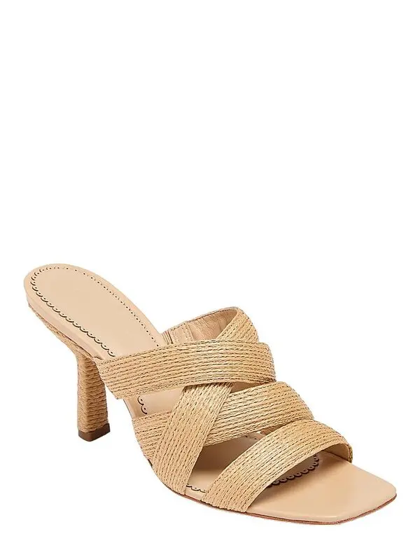 Cinq À Sept Dina Slide Sandals - Natural Ra