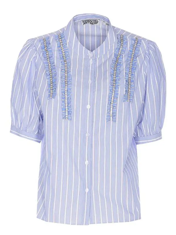 Essentiel Antwerp Ifrill Rhinestone T-shirt - Blue