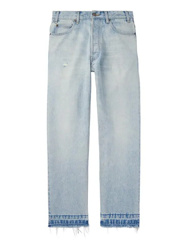 Celine Homme Wesley Straight-leg Jeans - Blue