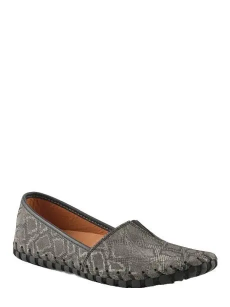 SPRING STEP SHOES Kathaleta Leather Flats - Black