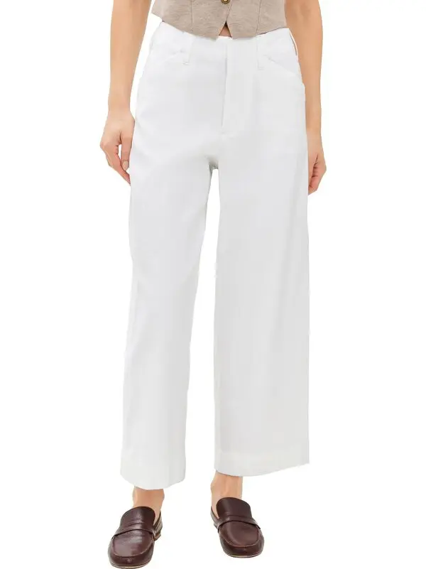 Rag & Bone Banks Linen Pants - White