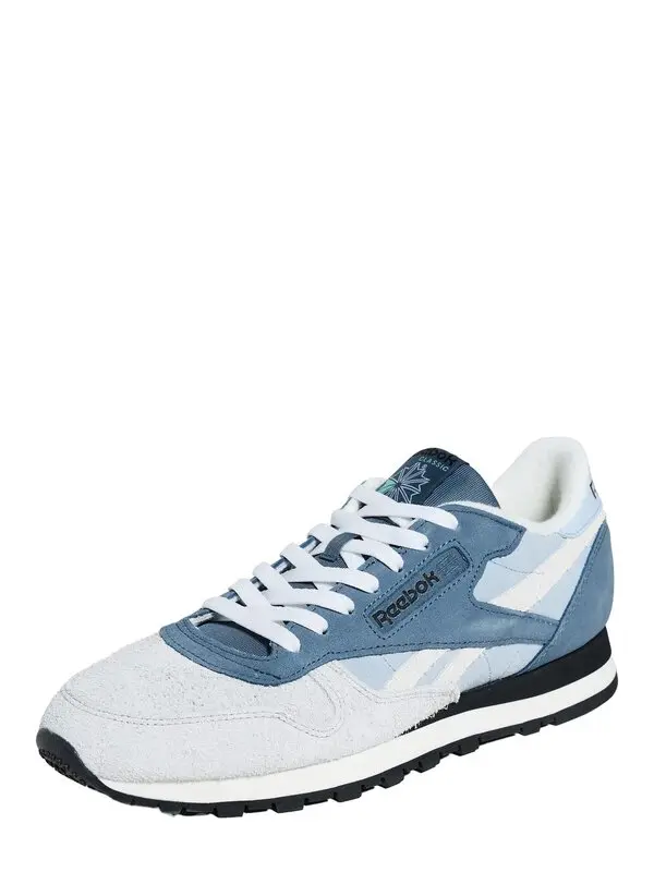 REEBOK Classic Leather Suede Sneakers - Y2k Blue/shadow/grey