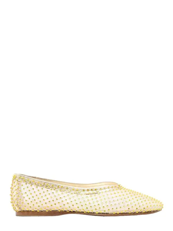 FORTE_FORTE Mesh Ballerinas - Yellow