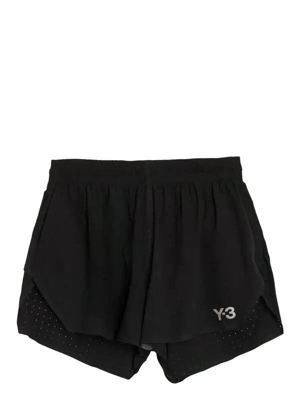 Y3 Run Shorts - Black