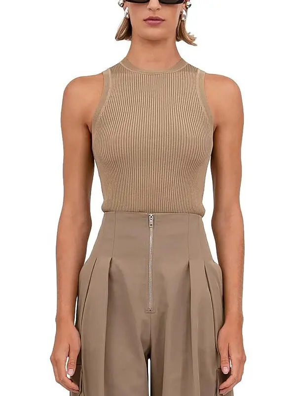 NONCHALANT LABEL Mia Tank Top - Army