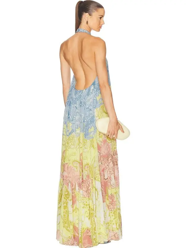 Hemant & Nandita Fiza Long Dress - Multi