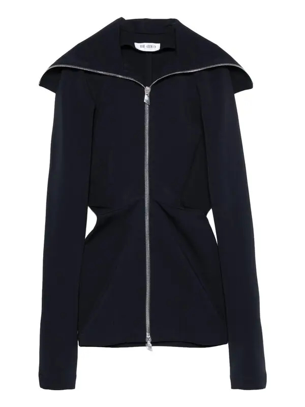 Attico Zip-up Minidress - Blue