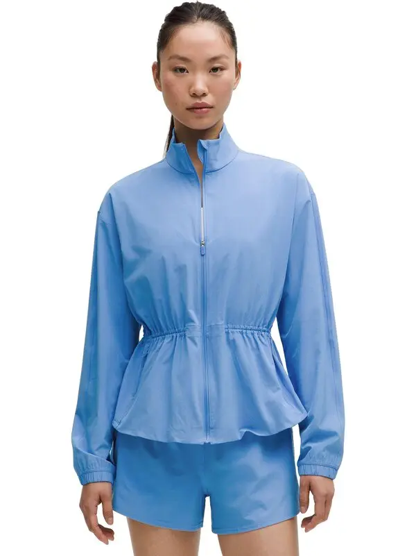 Lululemon Uv-protective Cinch-waist Running Jacket - Pool Party
