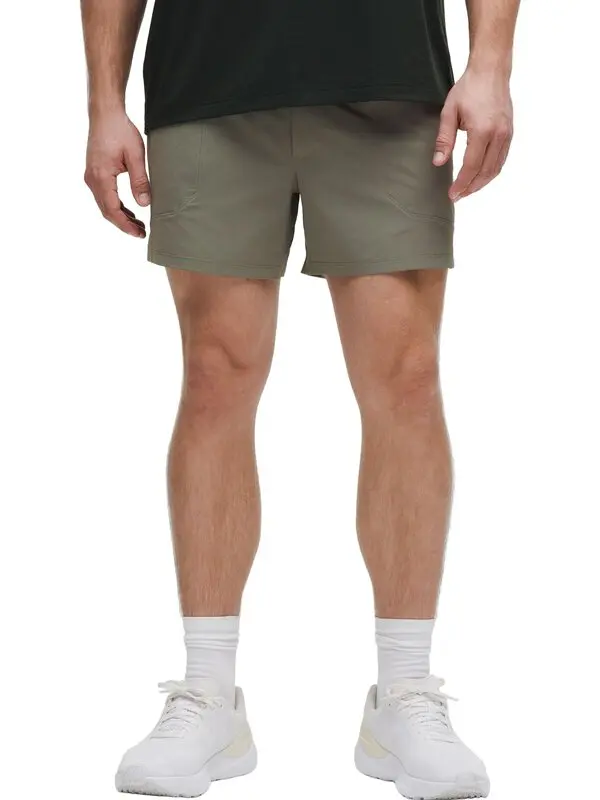 Lululemon License To Train Linerless Short 5 - Grey Sage
